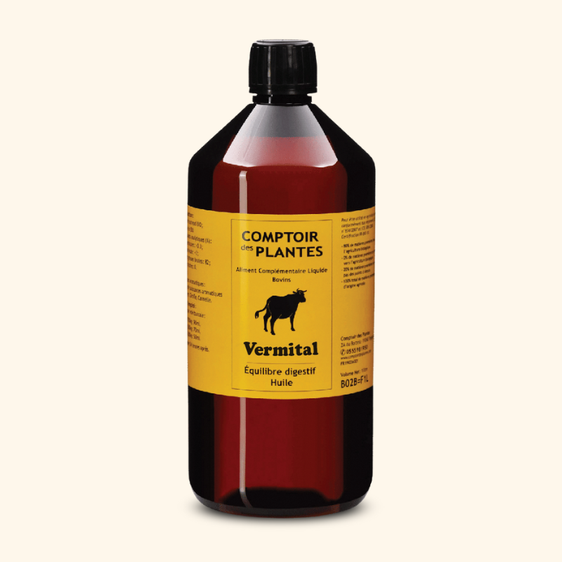 Vermifuge | Bovins | Huiles tournesol et lin - Thym - Girofle ...